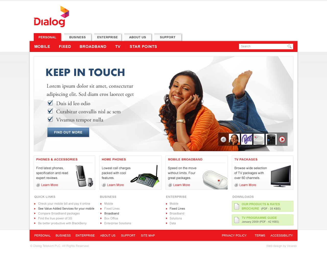 Dialog.lk Responsive Redesign: A Case Study – Vesess
